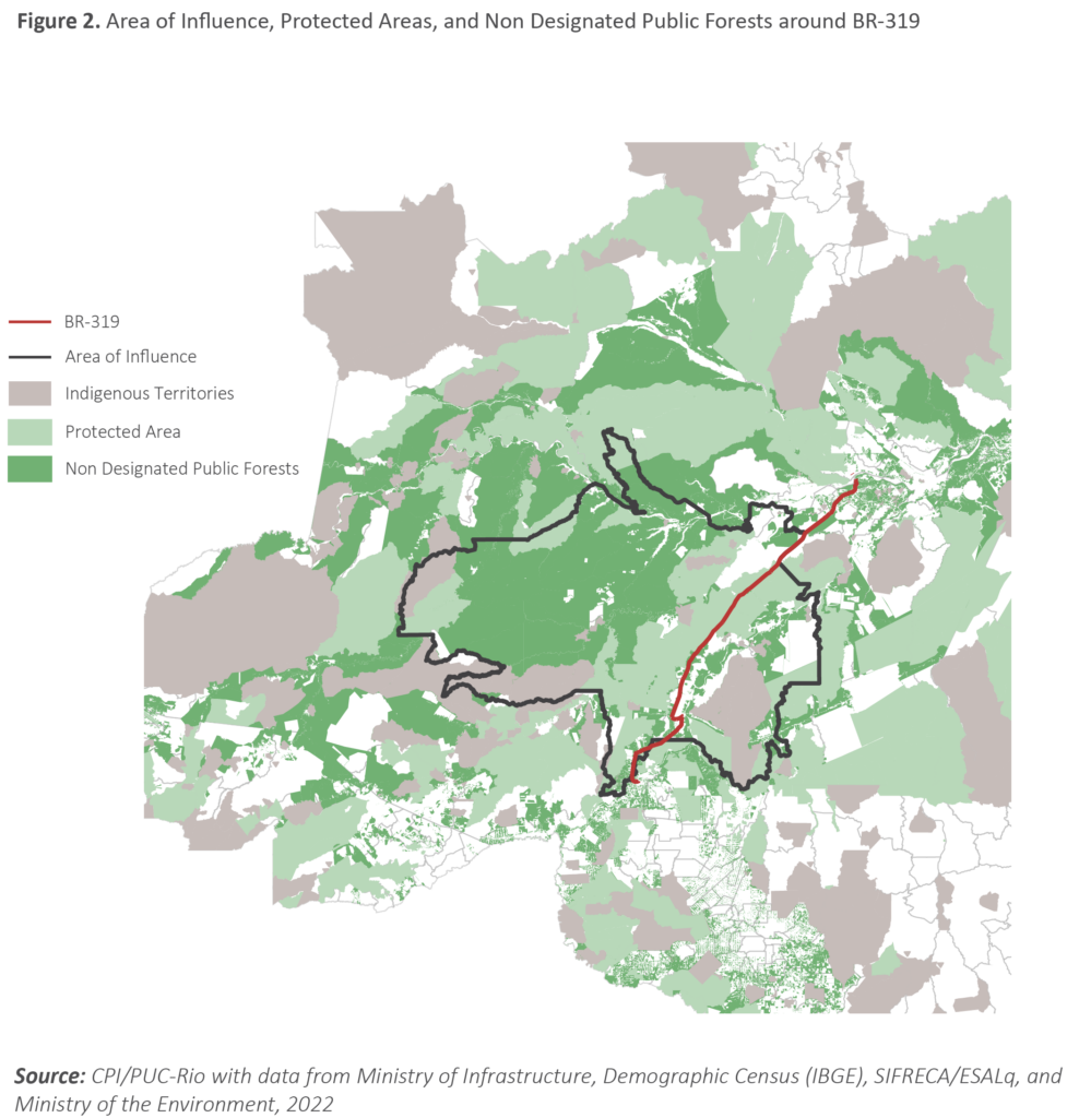 Accessibility in the Legal Amazon: Delimiting the Area of Influence and ...