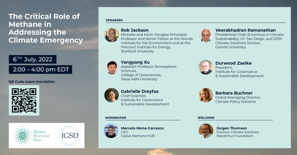 The Critical Role of Methane in Addressing the Climate Emergency - CPI