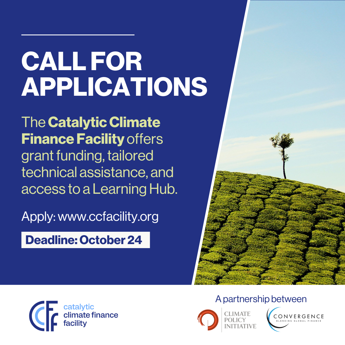 CC Facility opens new round of applications, deadline October 24 - CPI