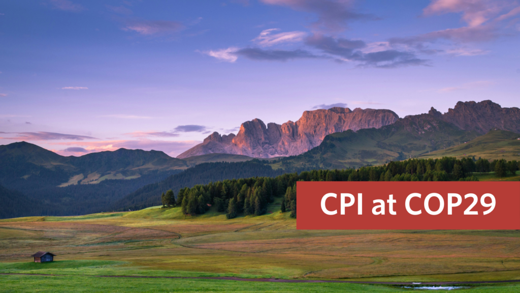 CPI at COP29 - CPI